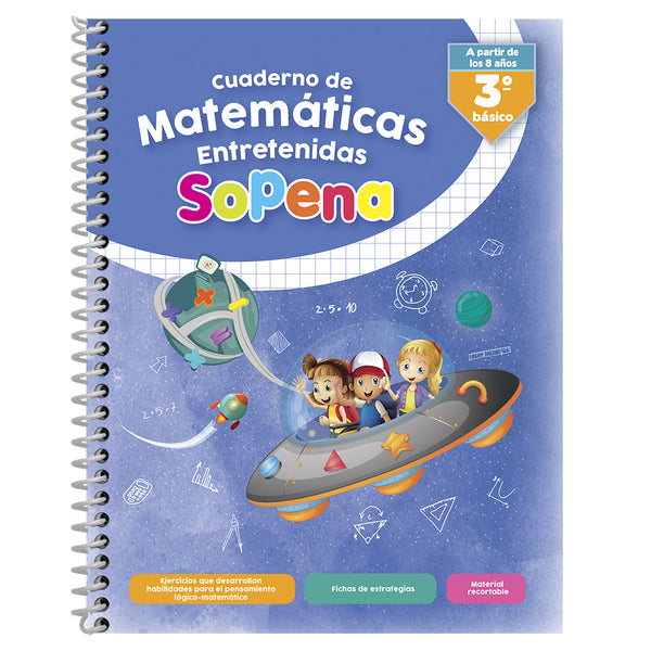 CUADERNO DE MATEMÁTICAS ENTRETENIDAS DESDE LOS 8 AÑOS - Libertad SA